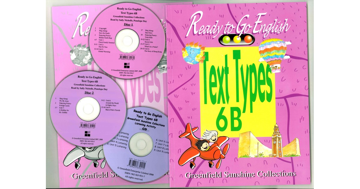 Ready to Go English Text Types 6B (Book+Activity Book+CDs)