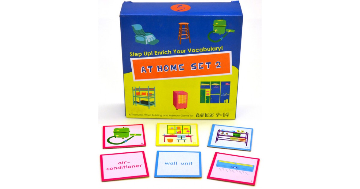 Thematic Vocabulary Building Game - At Home (Set 2)
